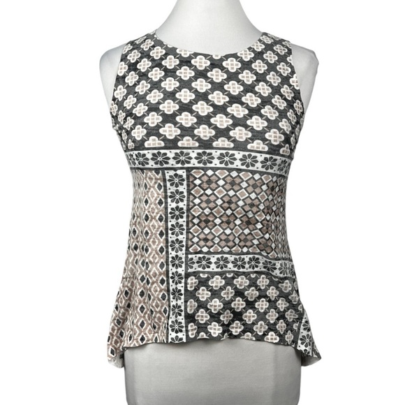 Anthropologie | Tops | Before Again Sundance Mosaic Mandala Mixed Print ...